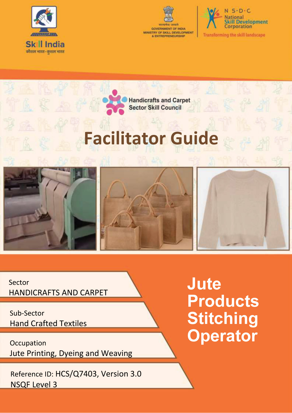 Jute Products Stitching Operator (FG) – Handicrafts and Carpet Sector ...